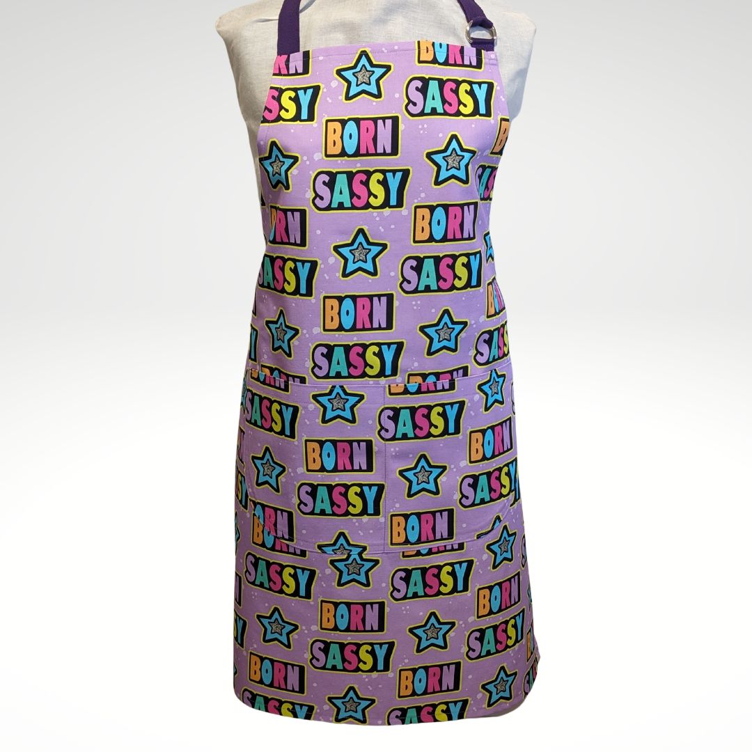 Born Sassy apron – Handmade by Brambleberry