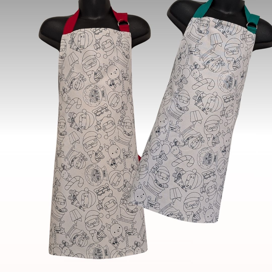 Colour-me-in apron – Handmade by Brambleberry