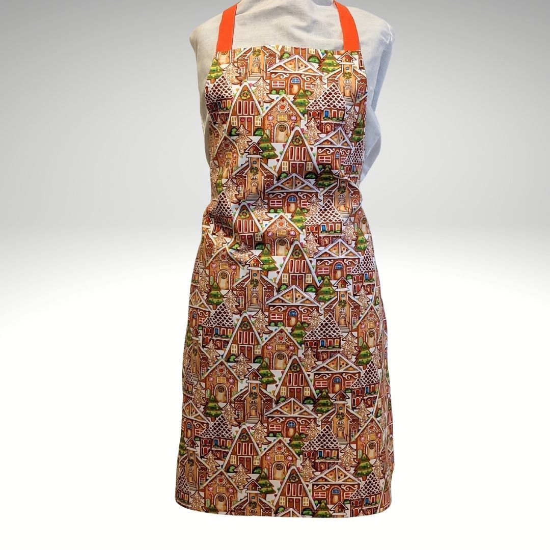 Gingerbread apron – Handmade by Brambleberry