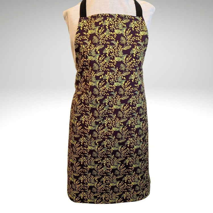 Sprigs of wattle apron – Handmade by Brambleberry