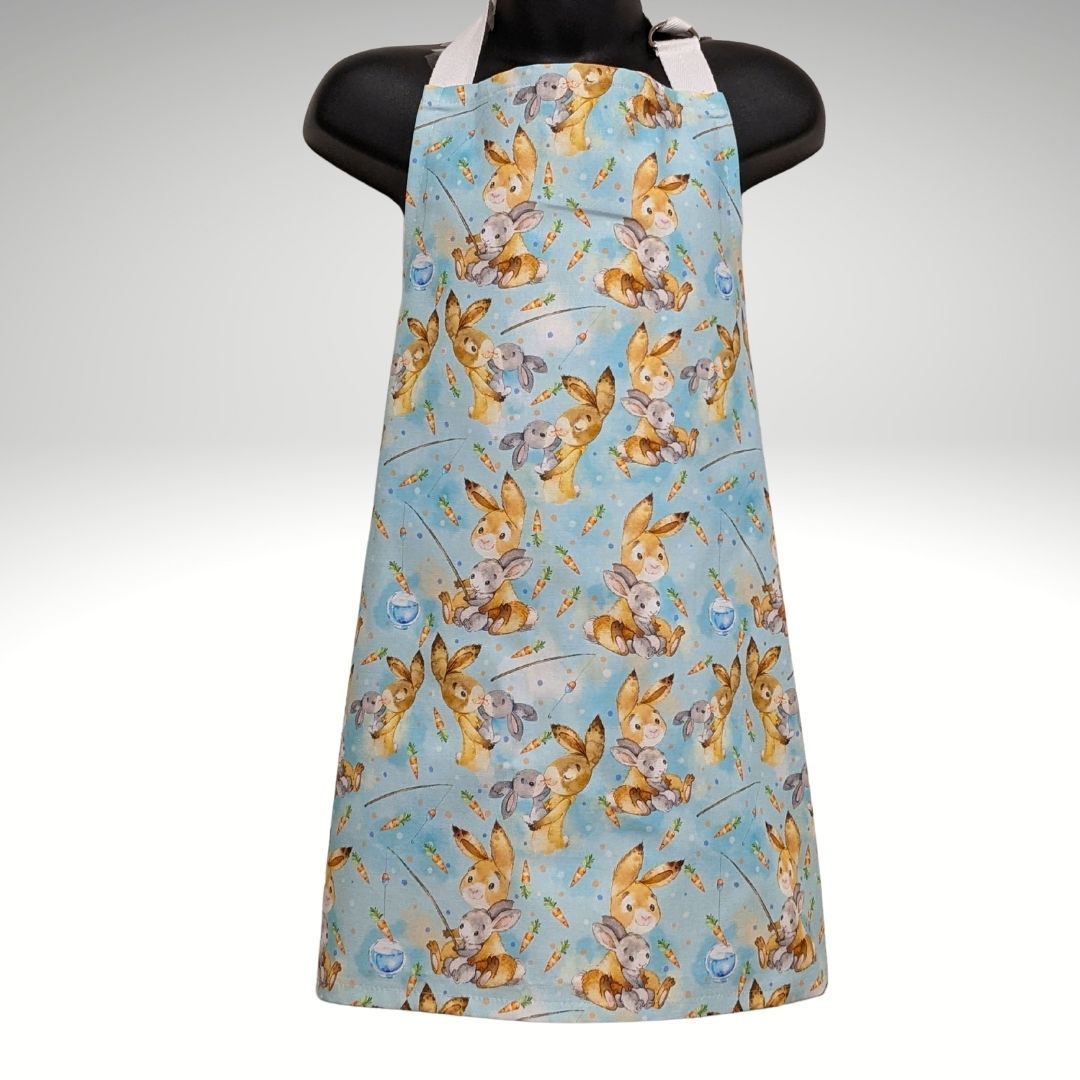 A fluffle of bunnies child's apron – Handmade by Brambleberry